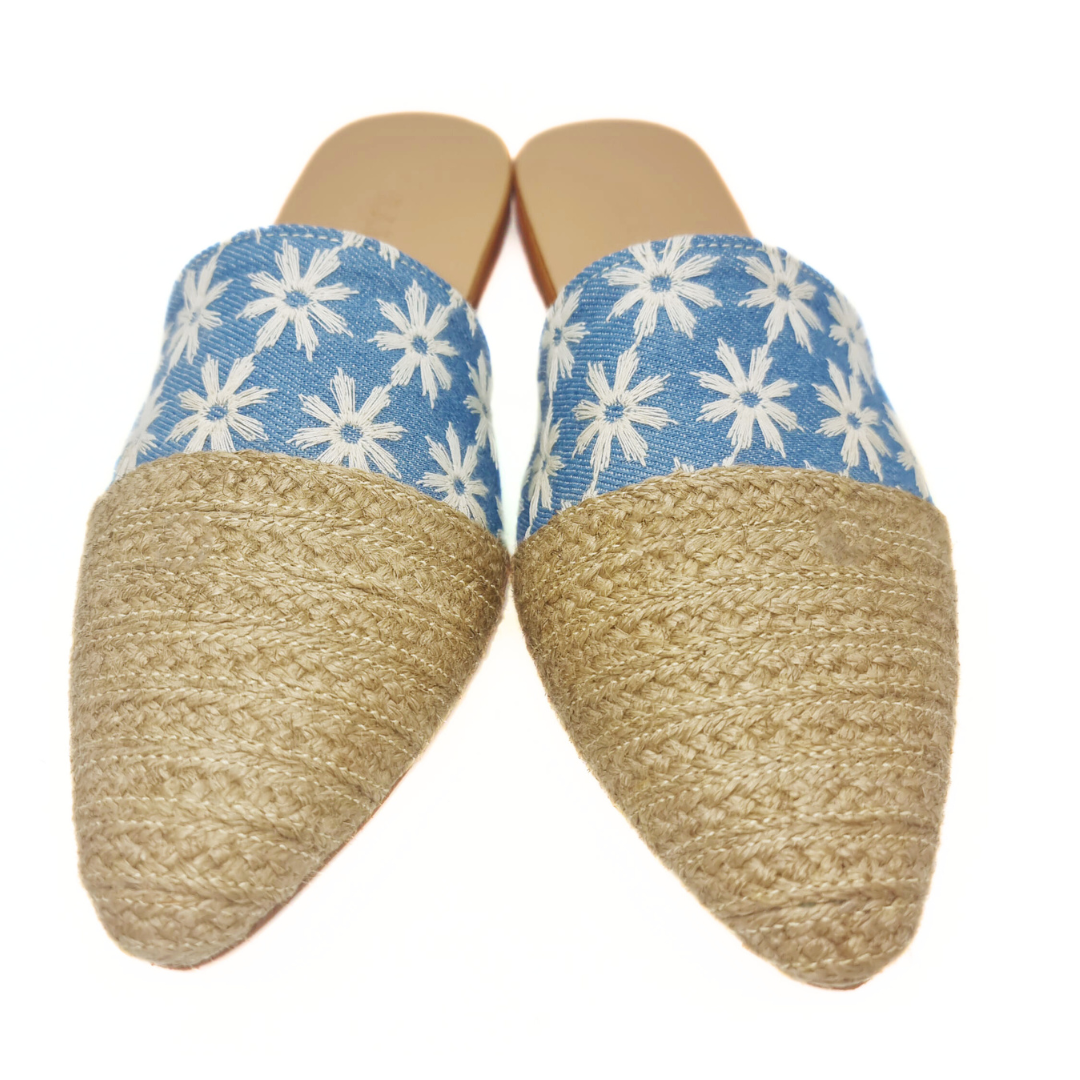 Daisy Flat Mules – Flat Mules | Pointed Toe Chic Slip-On Shoes from ...